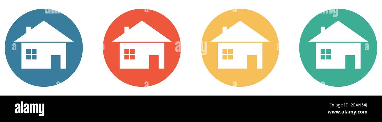 Four real estate set hi-res stock photography and images - Alamy