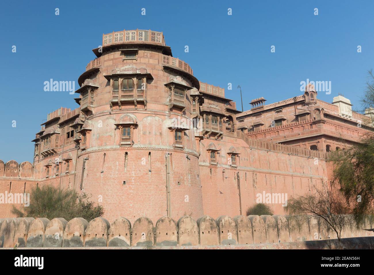 Bikaner India Ramparts of Junagarh Fort Stock Photo - Alamy