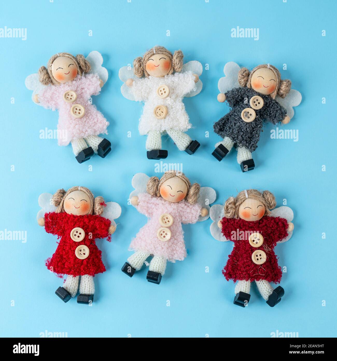 small handcrafted dolls Stock Photo - Alamy