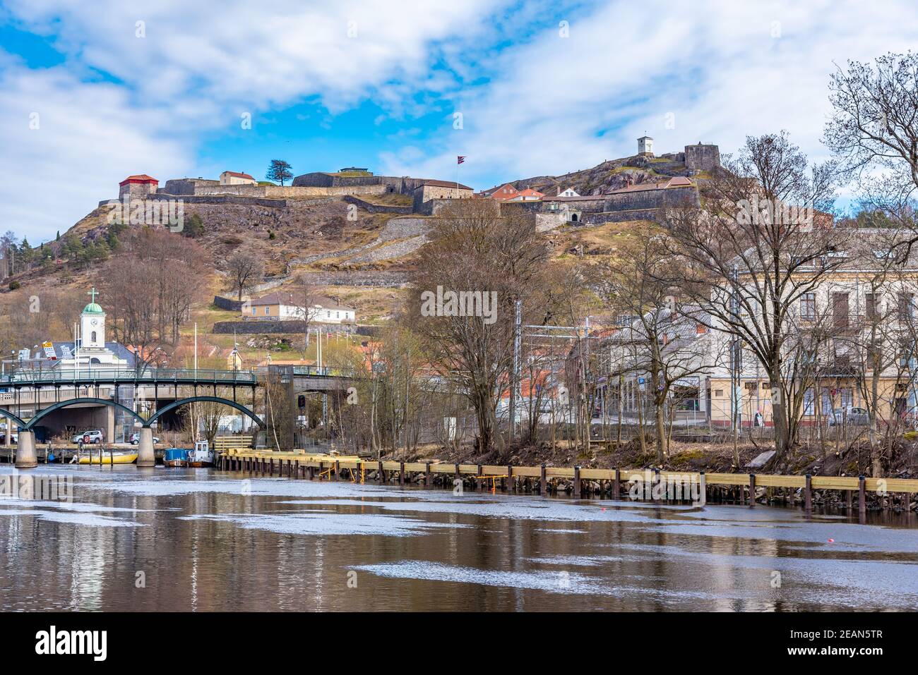 Fredriksten fortress overlooking Norwegian city Halden Stock Photo - Alamy