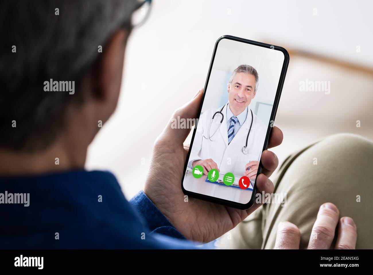Medical Online Video Conference With Doctor Stock Photo - Alamy