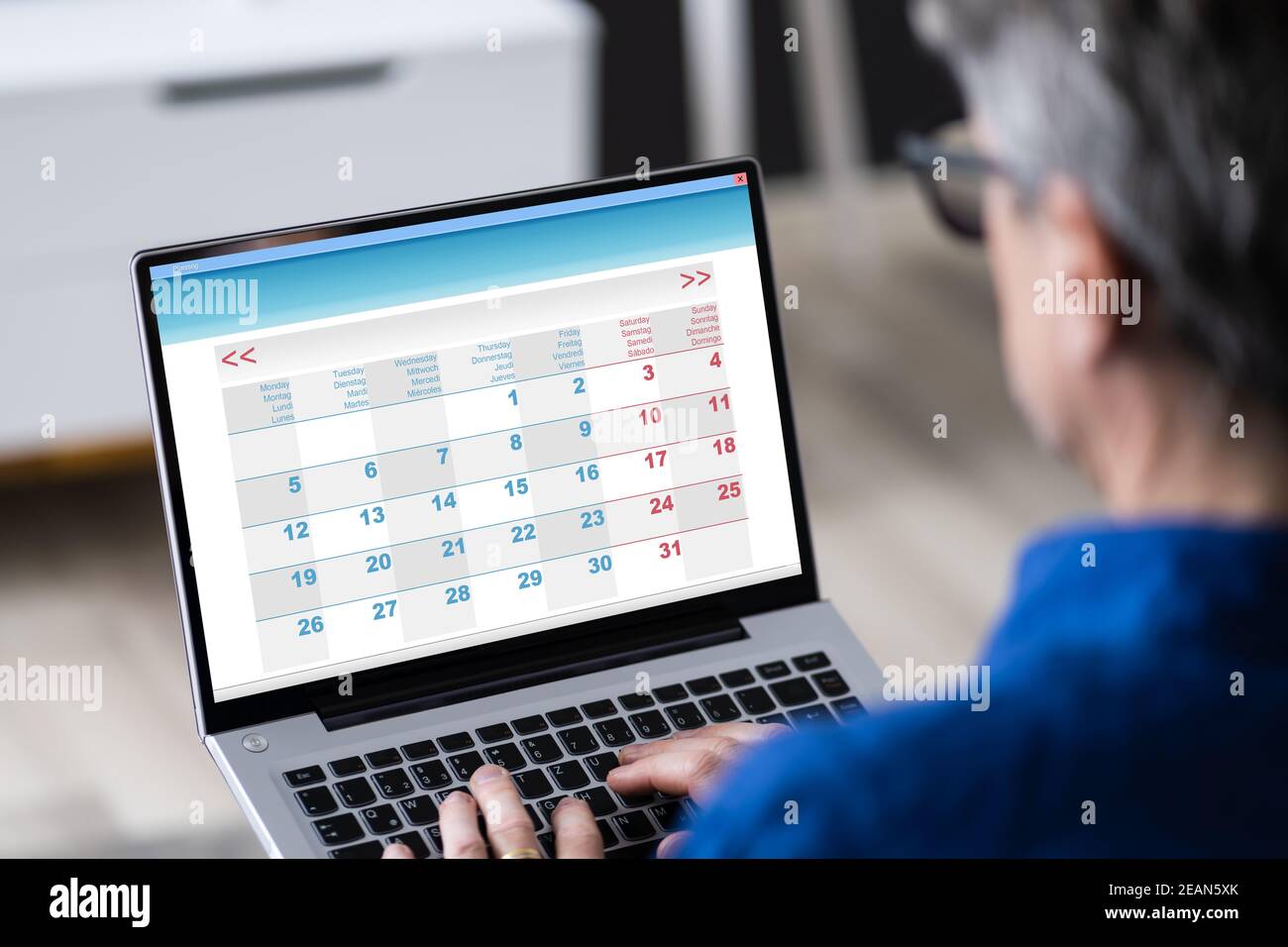 Calendar man senior hi-res stock photography and images - Alamy