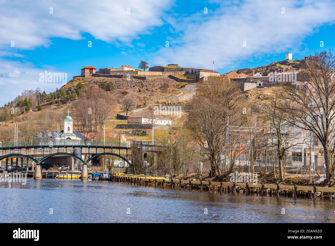 Fredriksten fortress overlooking Norwegian city Halden Stock Photo - Alamy