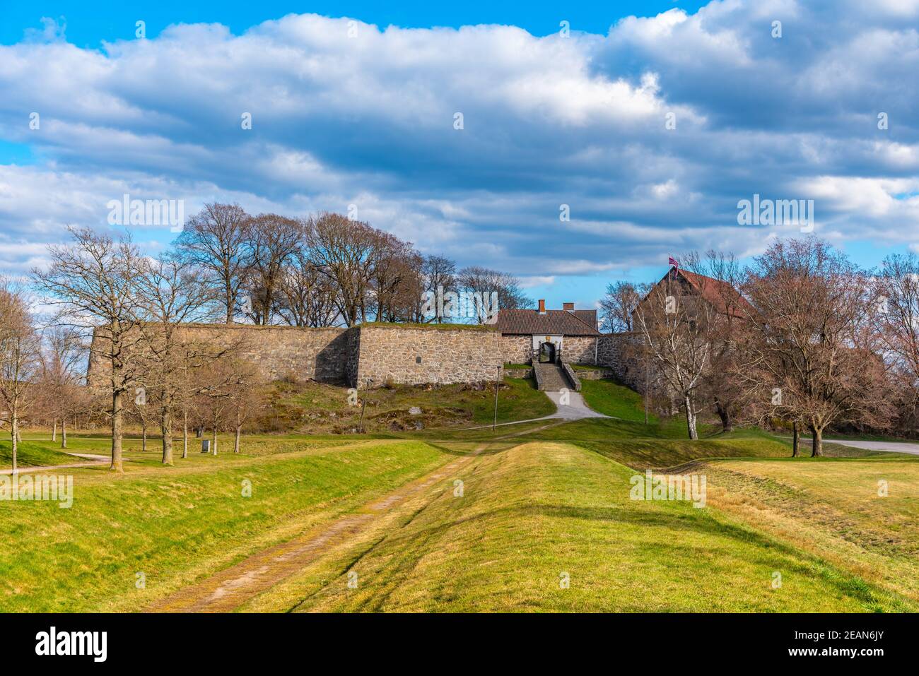 Kongsten fortress in Norwegian city Fredrikstad Stock Photo - Alamy