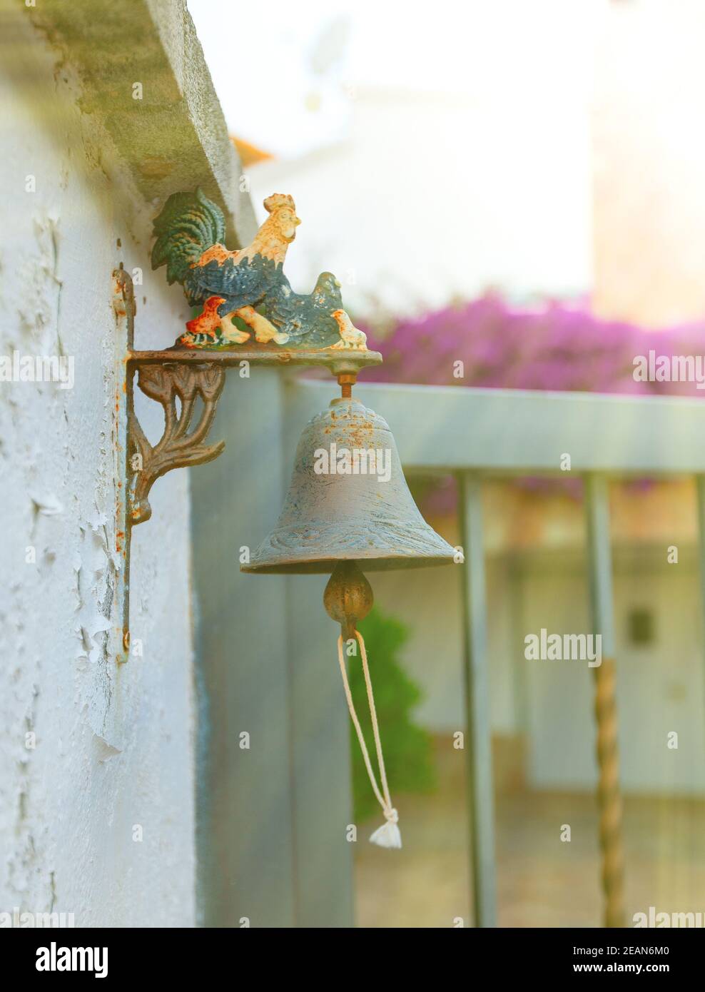 Iron door bell hi-res stock photography and images - Alamy