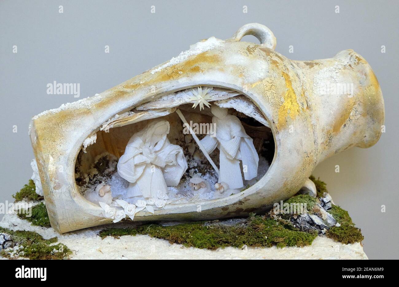 Nativity scene work of Marija Tomic, exhibition of mangers in the ...