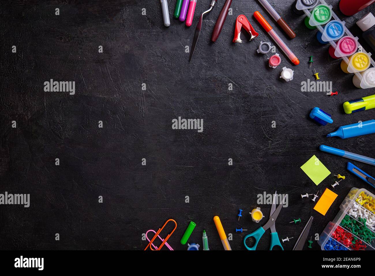 Back to school background Stock Photo - Alamy