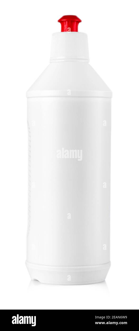 White cleaning equipment isolated on a white background Stock Photo - Alamy