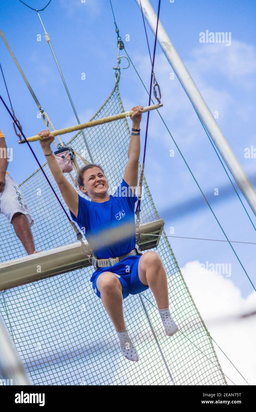 Trapeze Artist Swing High Resolution Stock Photography and Images - Alamy