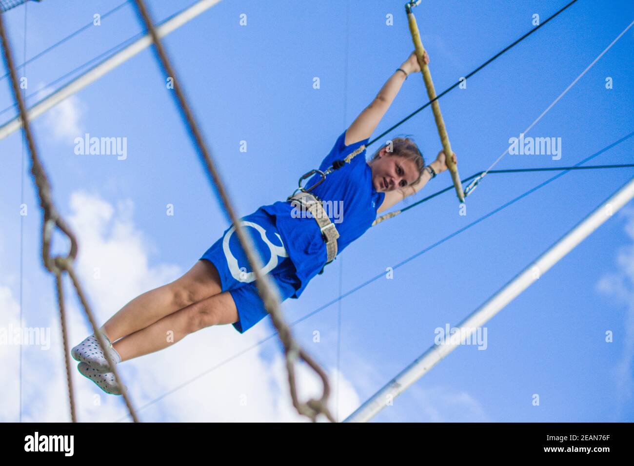 Woman Trapeze Swing High Resolution Stock Photography and Images - Alamy