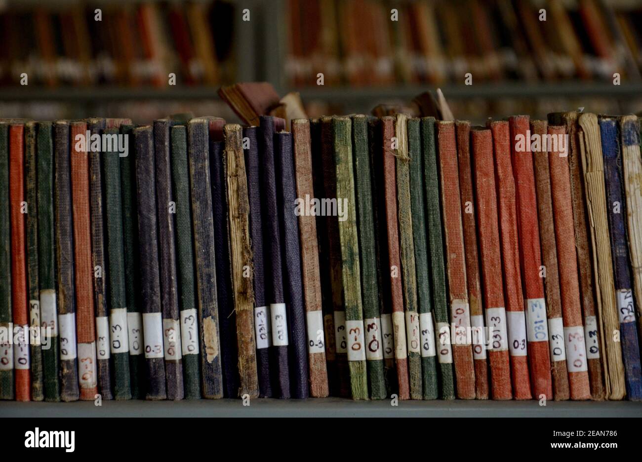 School library books shelves hi-res stock photography and images - Alamy