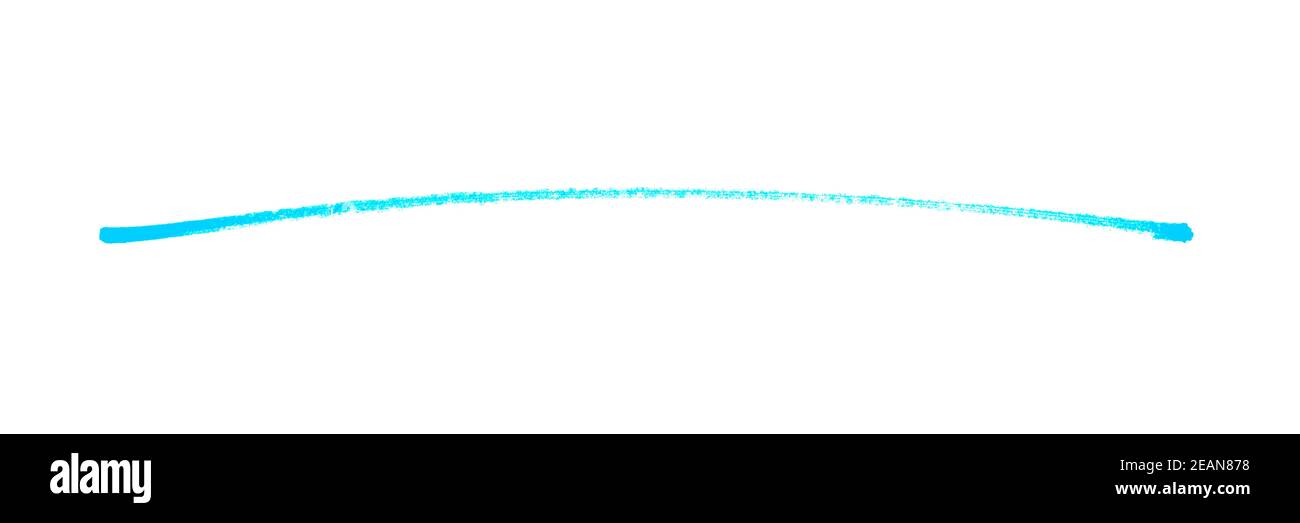 Hand drawn pencil line with light blue color Stock Photo - Alamy