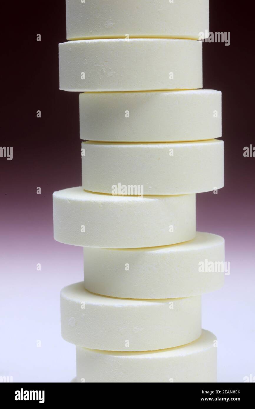 Stack of pills Stock Photo - Alamy