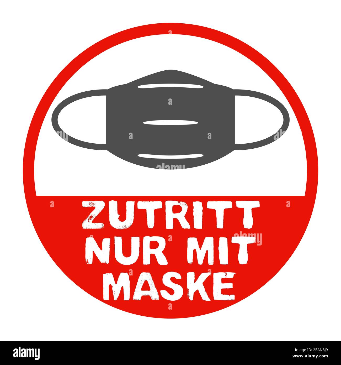 Entry only with mask Cut Out Stock Images & Pictures - Alamy
