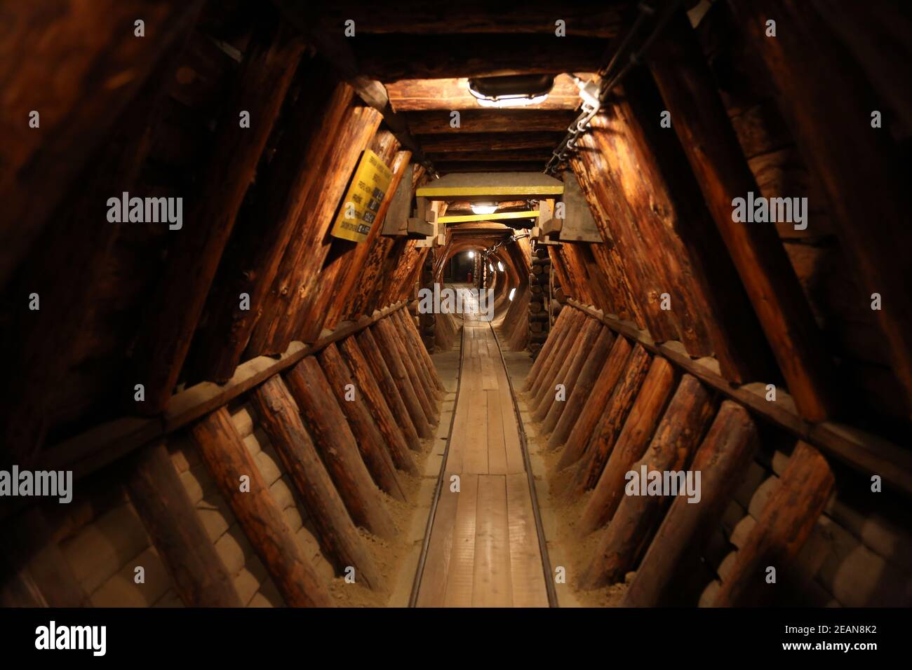 St. Barbara's mine at the Technical Museum in Zagreb, Croatia Stock ...