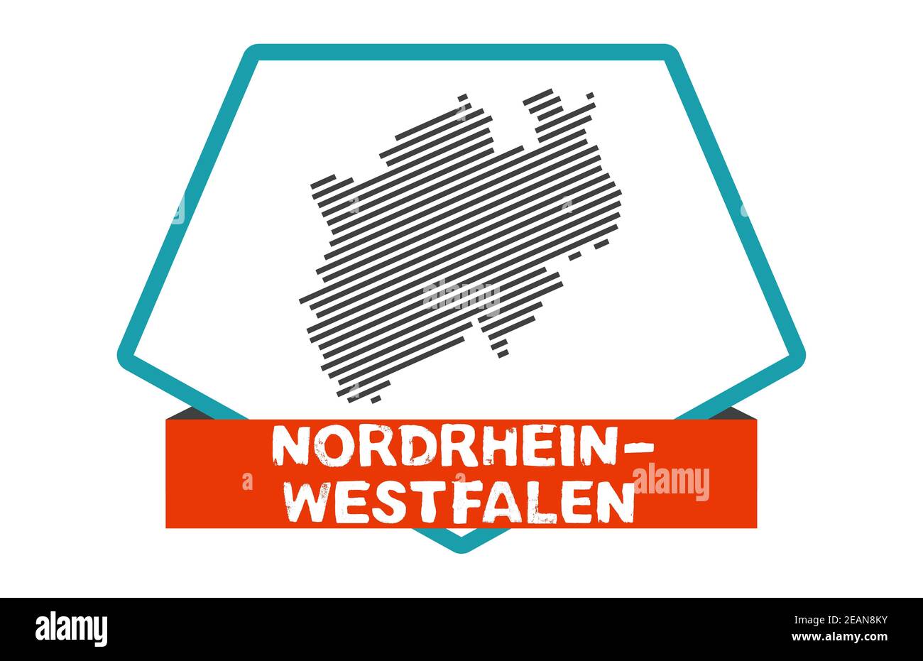 Ruhr area map hi-res stock photography and images - Alamy