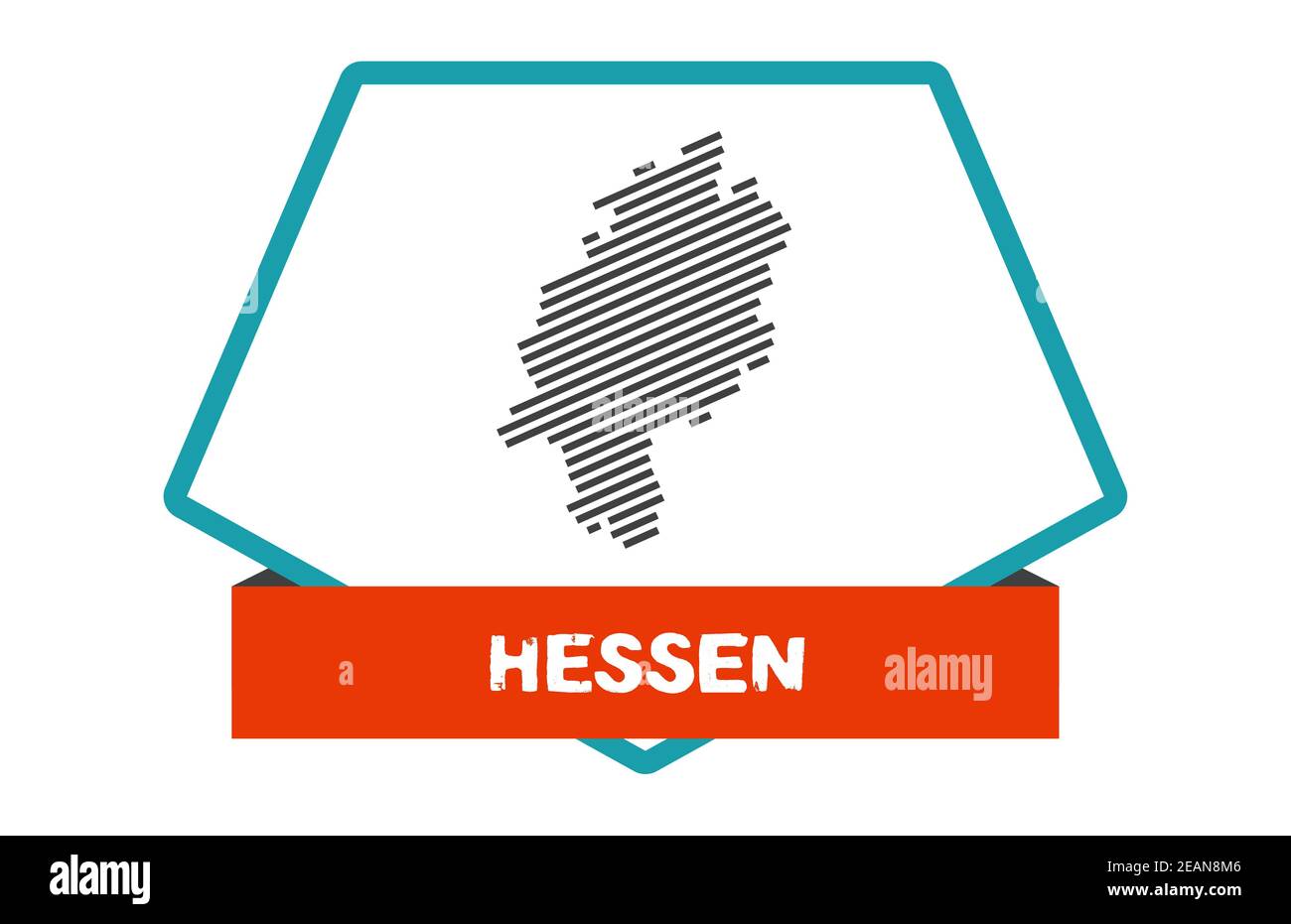 Hessen map hi-res stock photography and images - Alamy
