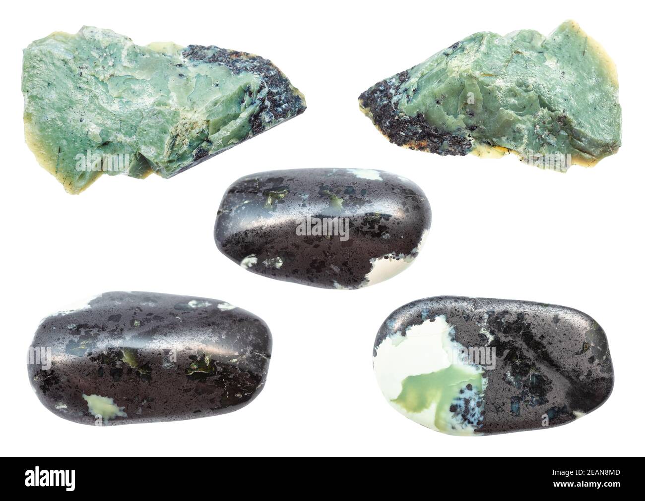 Polished green jade Cut Out Stock Images & Pictures - Alamy