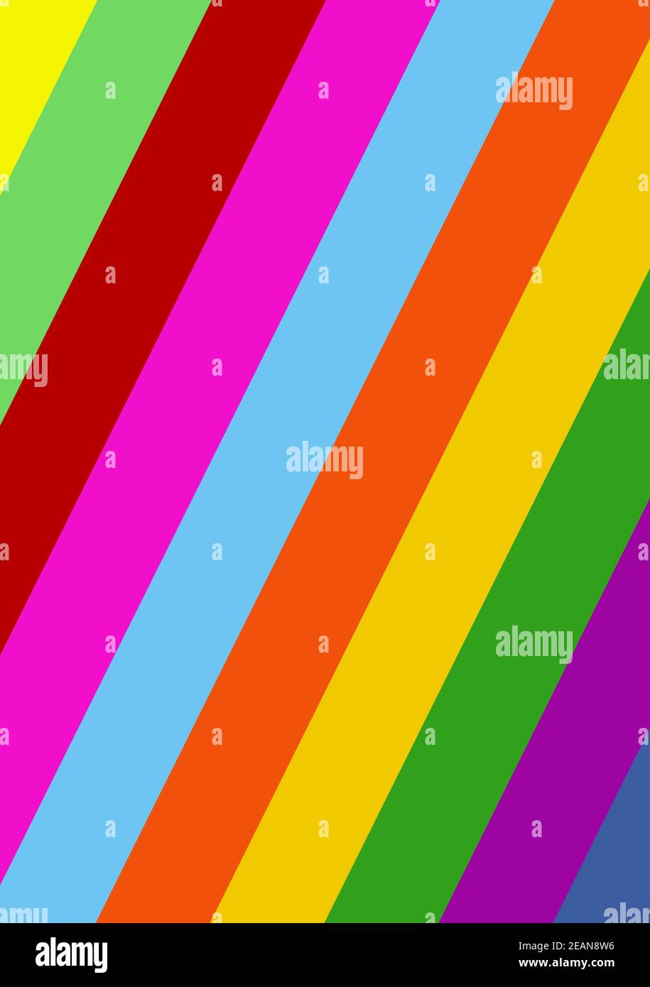 Colorful background with diagonal stripes Stock Photo - Alamy