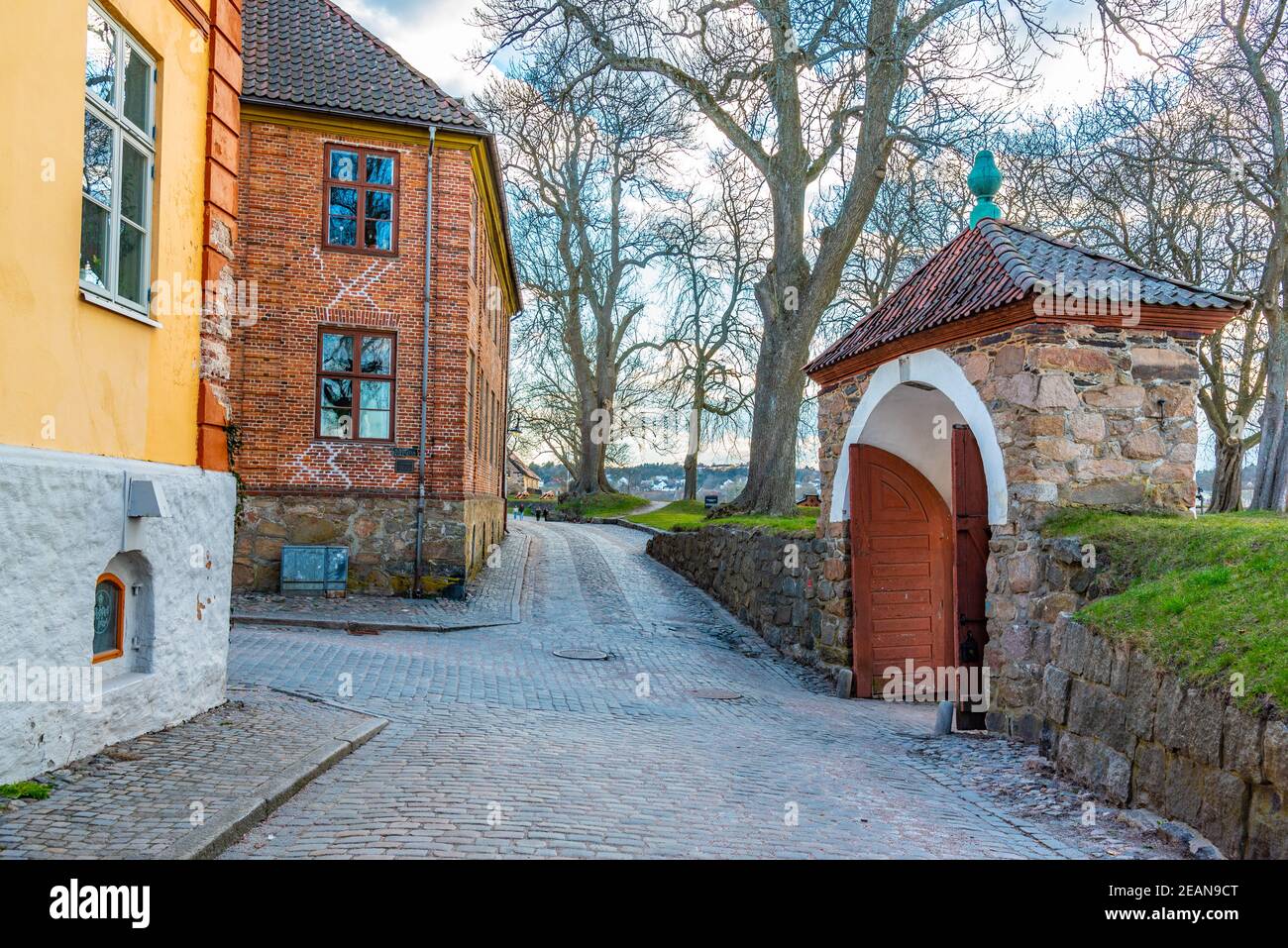 Main gate leading to Fredrikstad town in Norway Stock Photo - Alamy