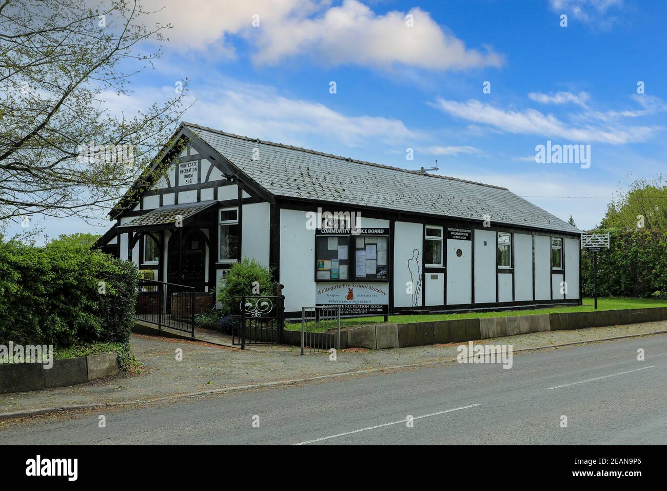 Whitegate Recreation Room, Marton, Winsford, Cheshire, England, UK ...