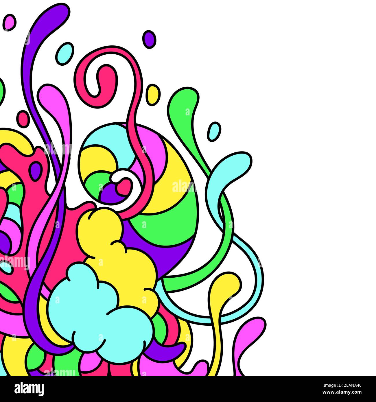 Background with slime and tentacles Stock Vector Image & Art - Alamy