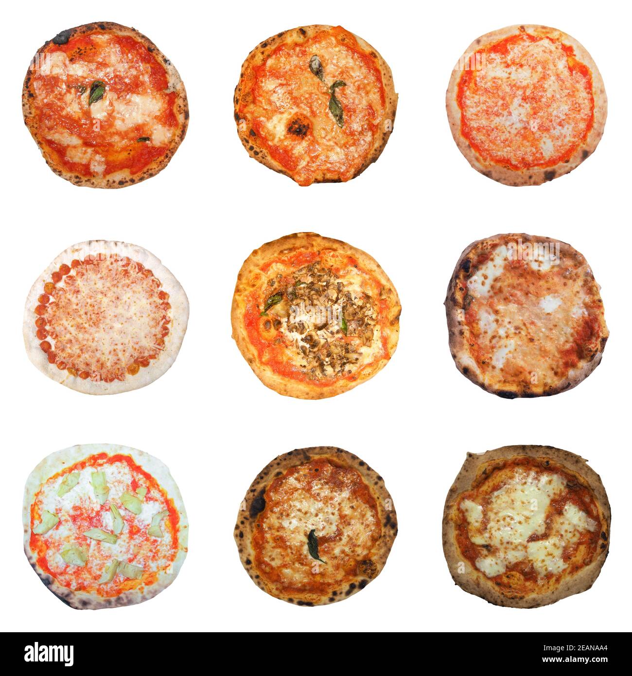pizza food collage Stock Photo - Alamy