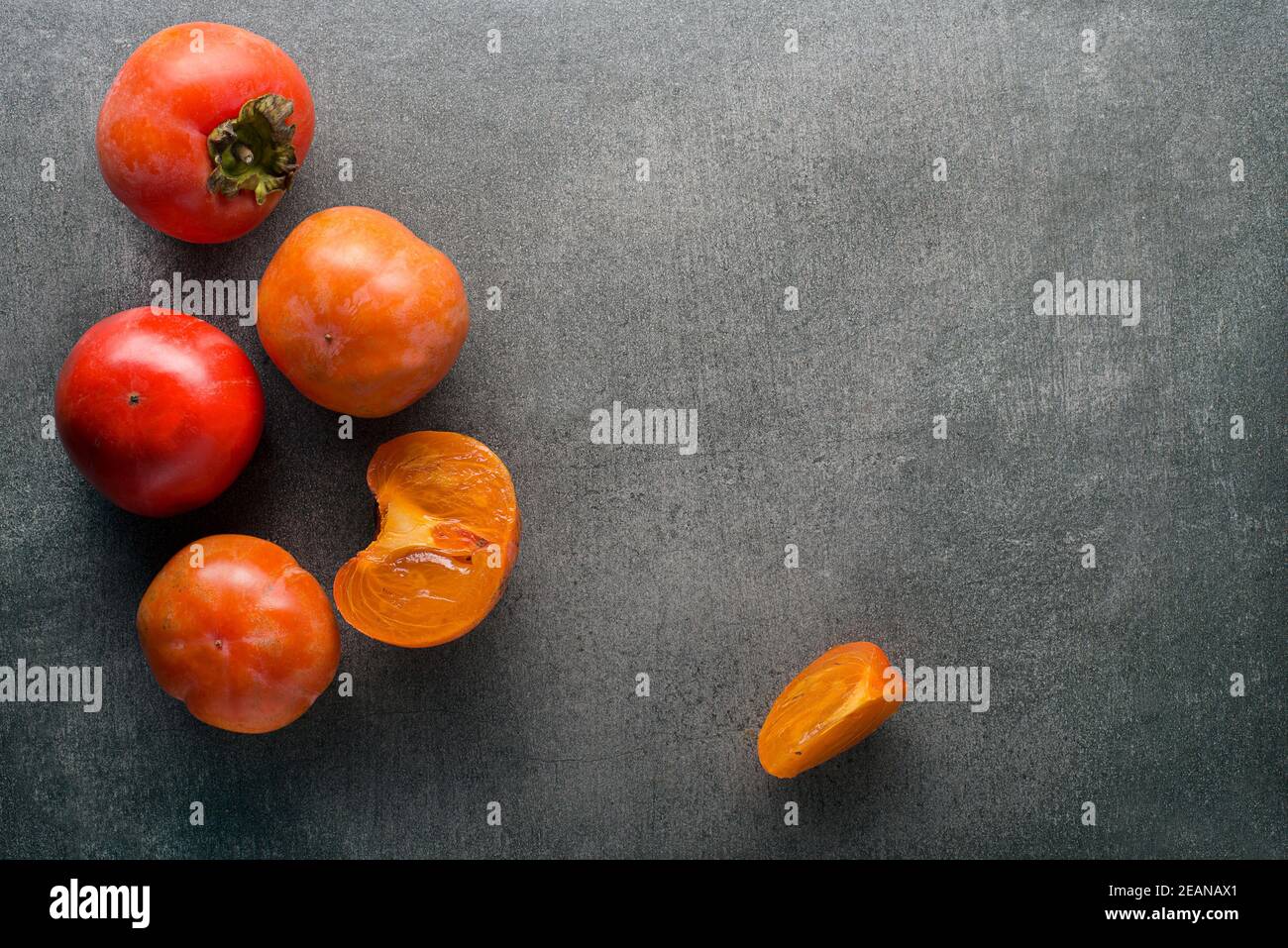 Red persimmon fruit hi-res stock photography and images - Alamy