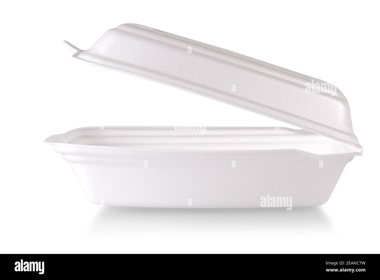 white paper dining plate with lid isolated on white background Stock ...