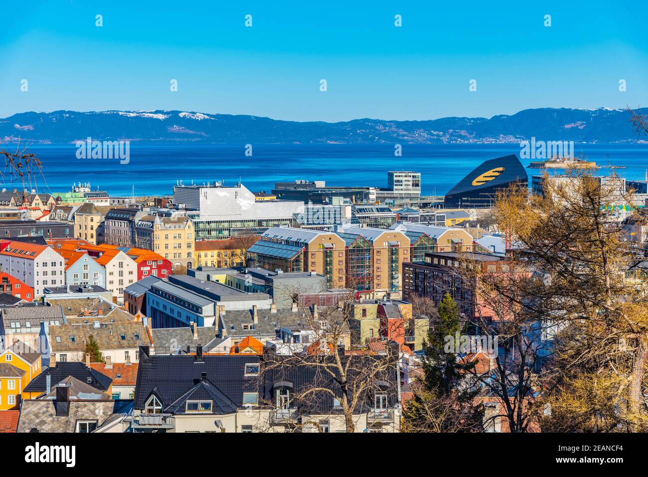 Aerial view of Trondheim, Norway Stock Photo - Alamy