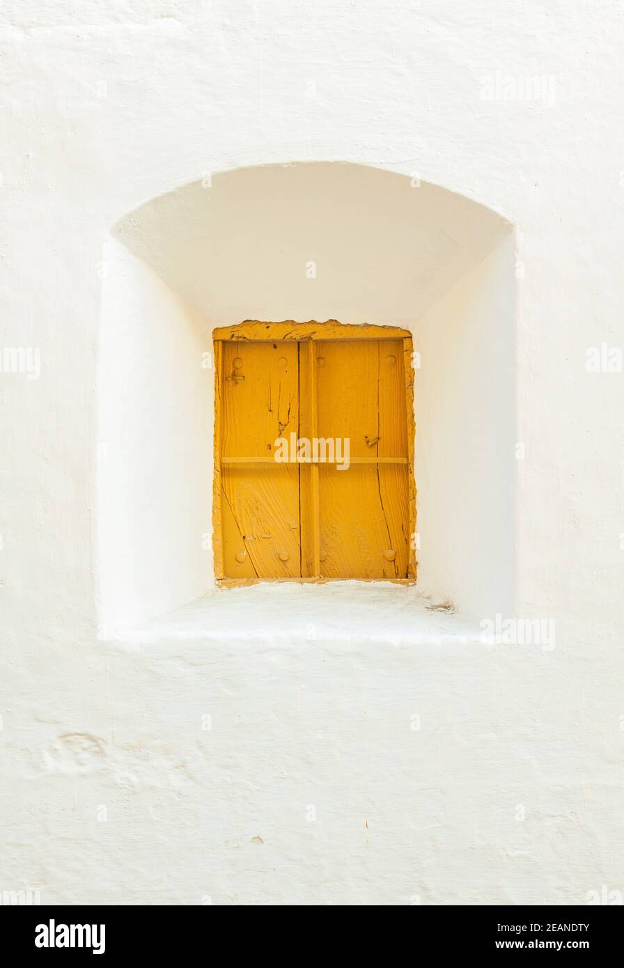 White Adobe Wall