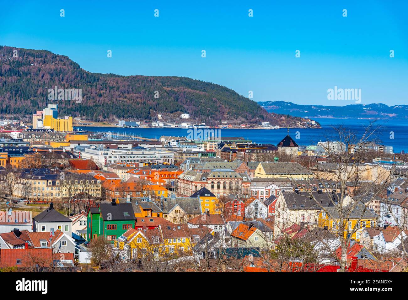Aerial view of Trondheim, Norway Stock Photo - Alamy