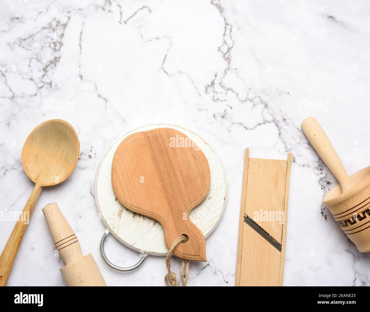 White marble table top hi-res stock photography and images - Alamy