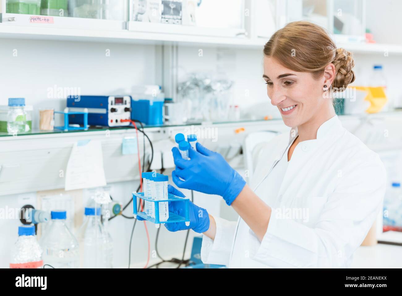 Checking test tubes hi-res stock photography and images - Alamy