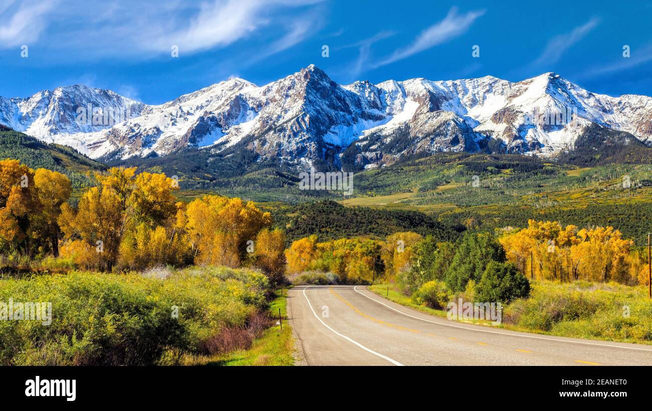 Road in Colorado Stock Photo - Alamy