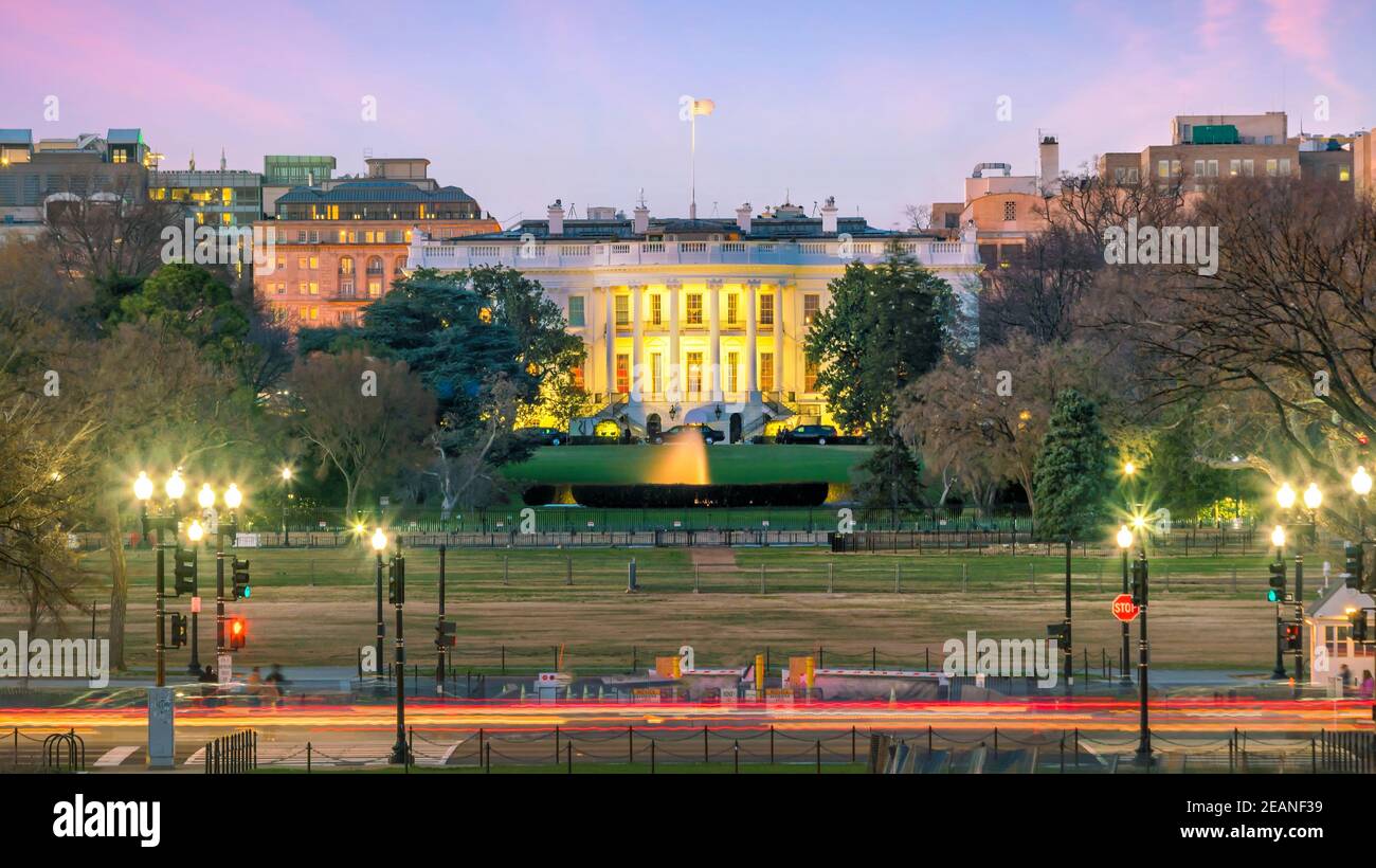 White house washington dc exterior hi-res stock photography and images ...