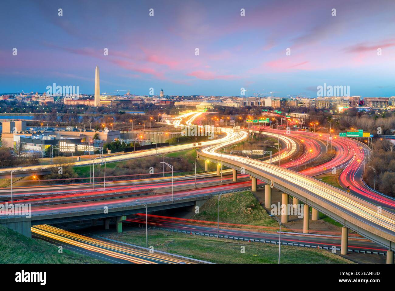 Washington, D.C. city skyline Stock Photo - Alamy