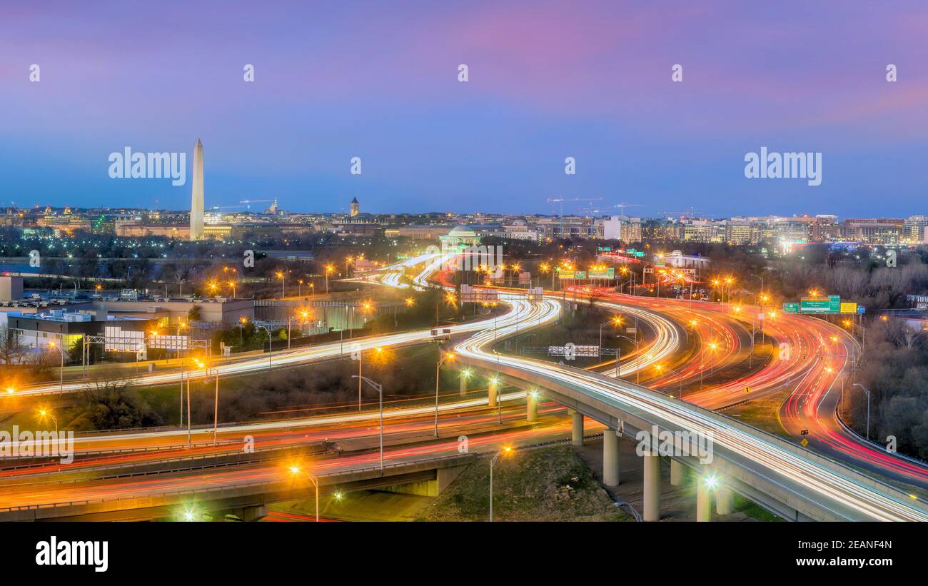 Washington, D.C. city skyline Stock Photo - Alamy