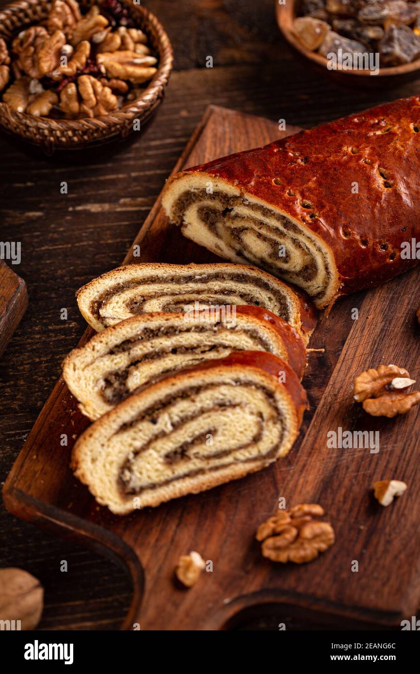 Traditional Hungarian beigli roll Stock Photo - Alamy