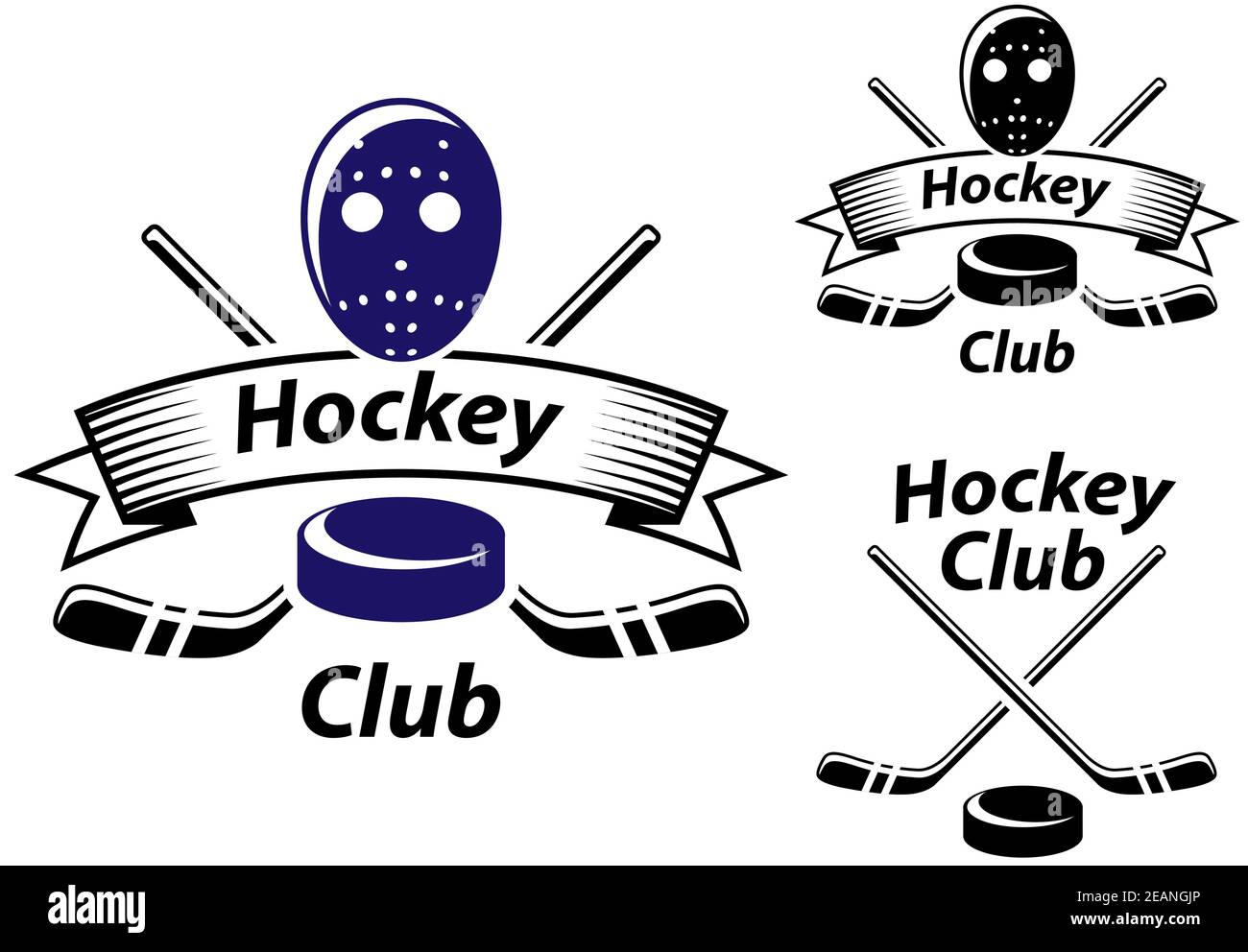 Hockey goalie mask logo Stock Vector Images - Alamy