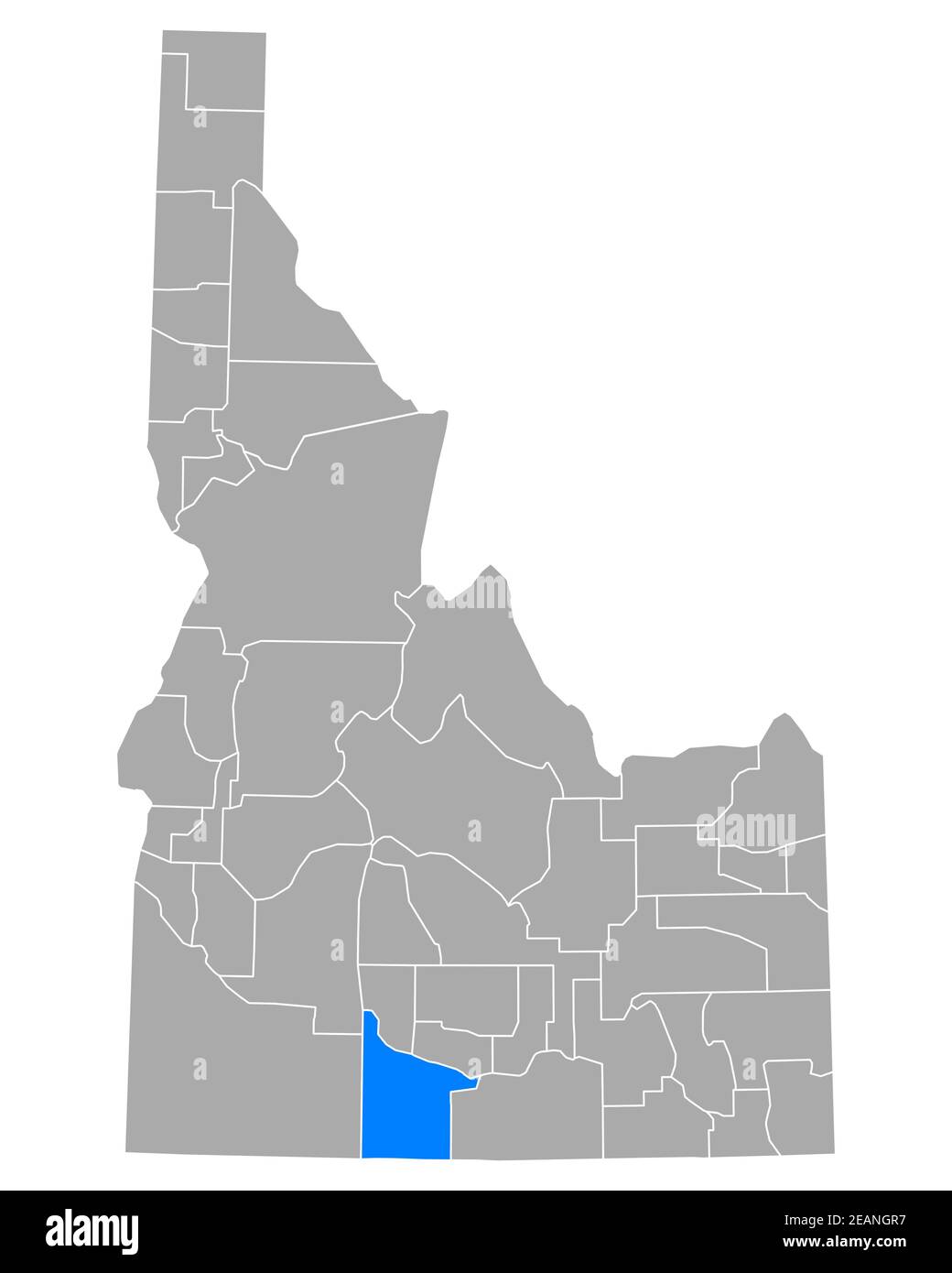 Map of idaho falls Cut Out Stock Images & Pictures - Alamy