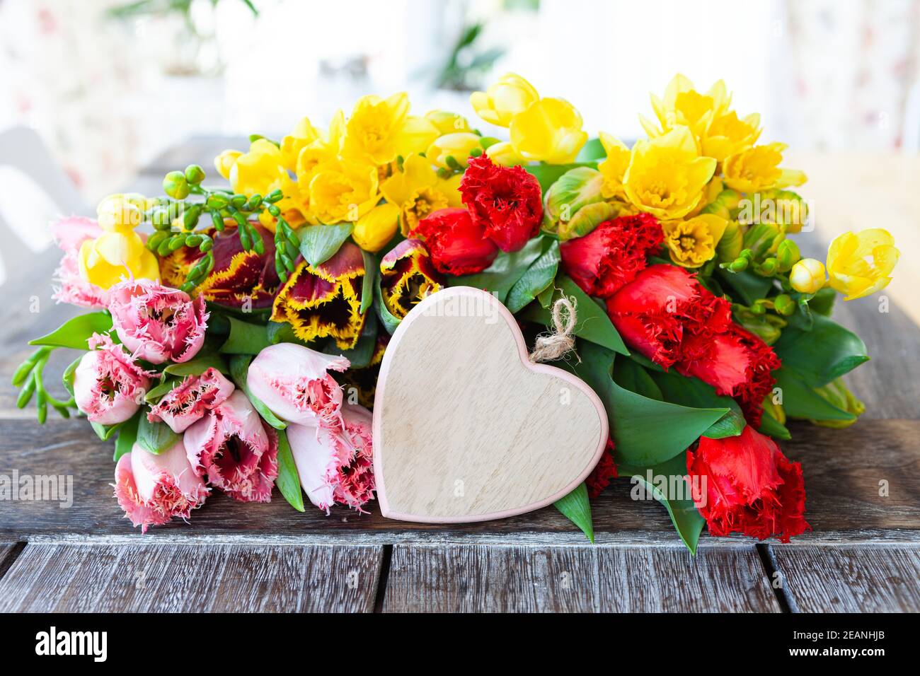 Colorful spring flowers Stock Photo - Alamy