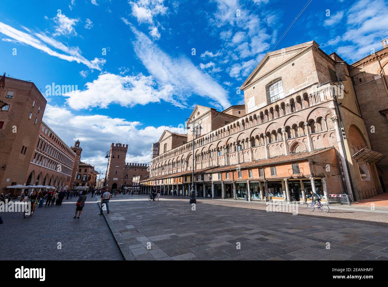 Gothic Cathedral, UNESCO World Heritage Site, Ferrara, Emilia-Romagna ...