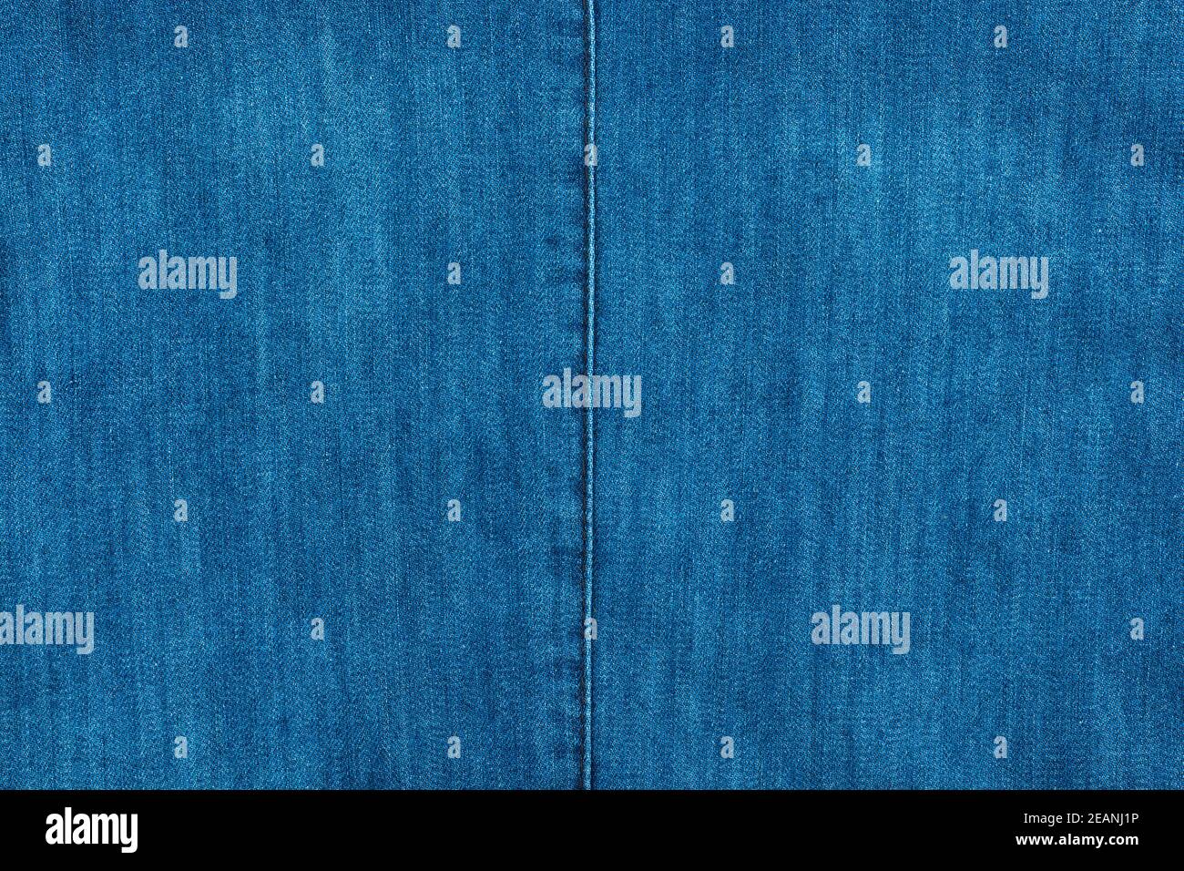 Blue seam on blue denim, fashion Stock Photo - Alamy
