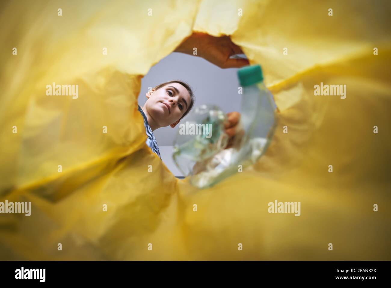 Hand Recycle Plastic Bottle High Resolution Stock Photography and ...