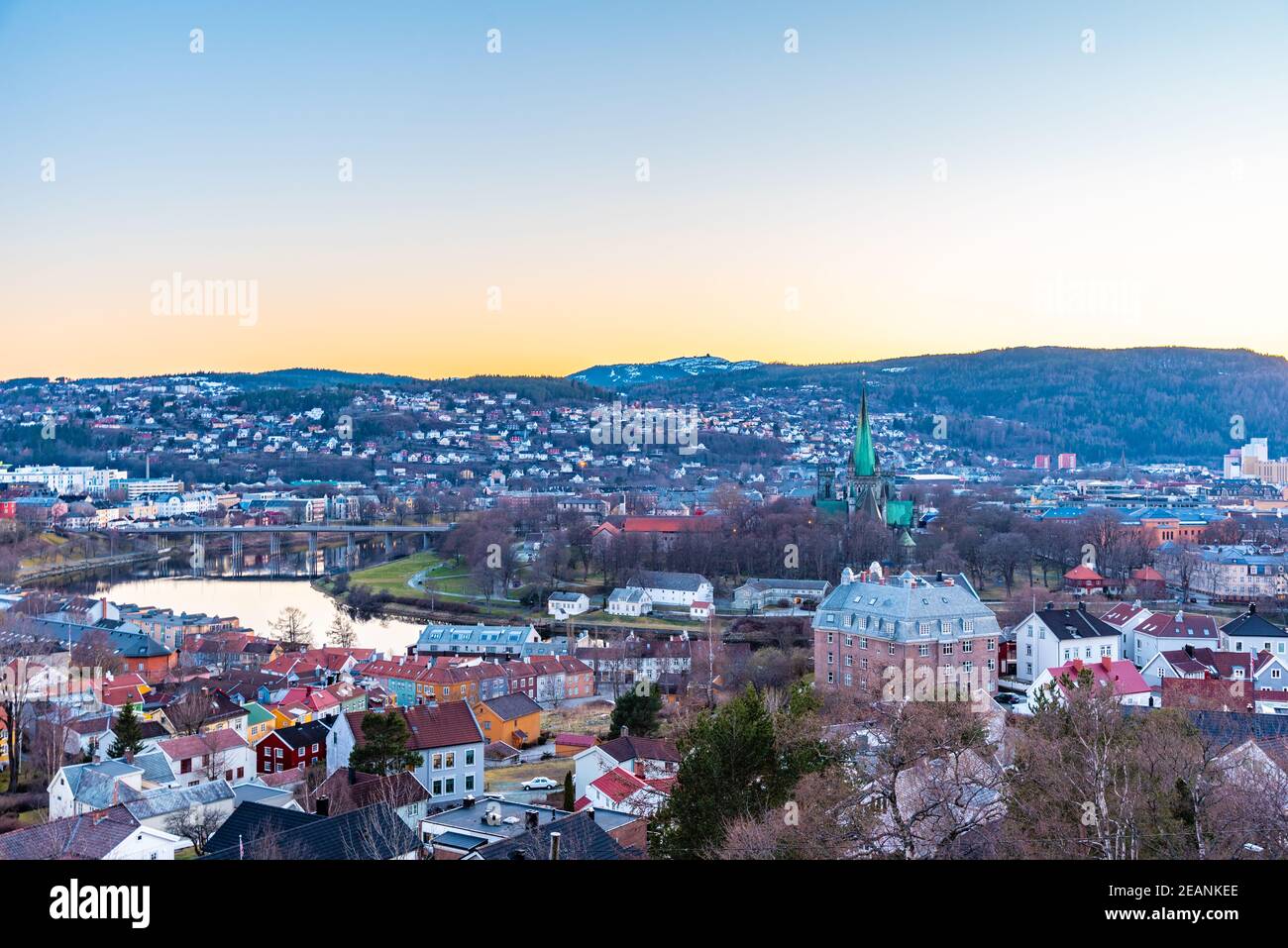 Panoramic skyline trondheim norway hi-res stock photography and images ...