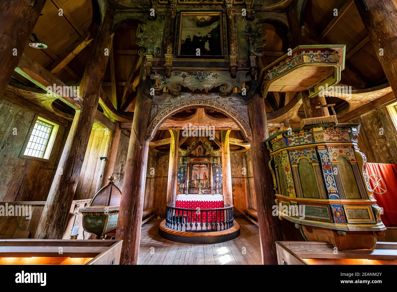 Kaupanger stave church norway hi-res stock photography and images - Alamy