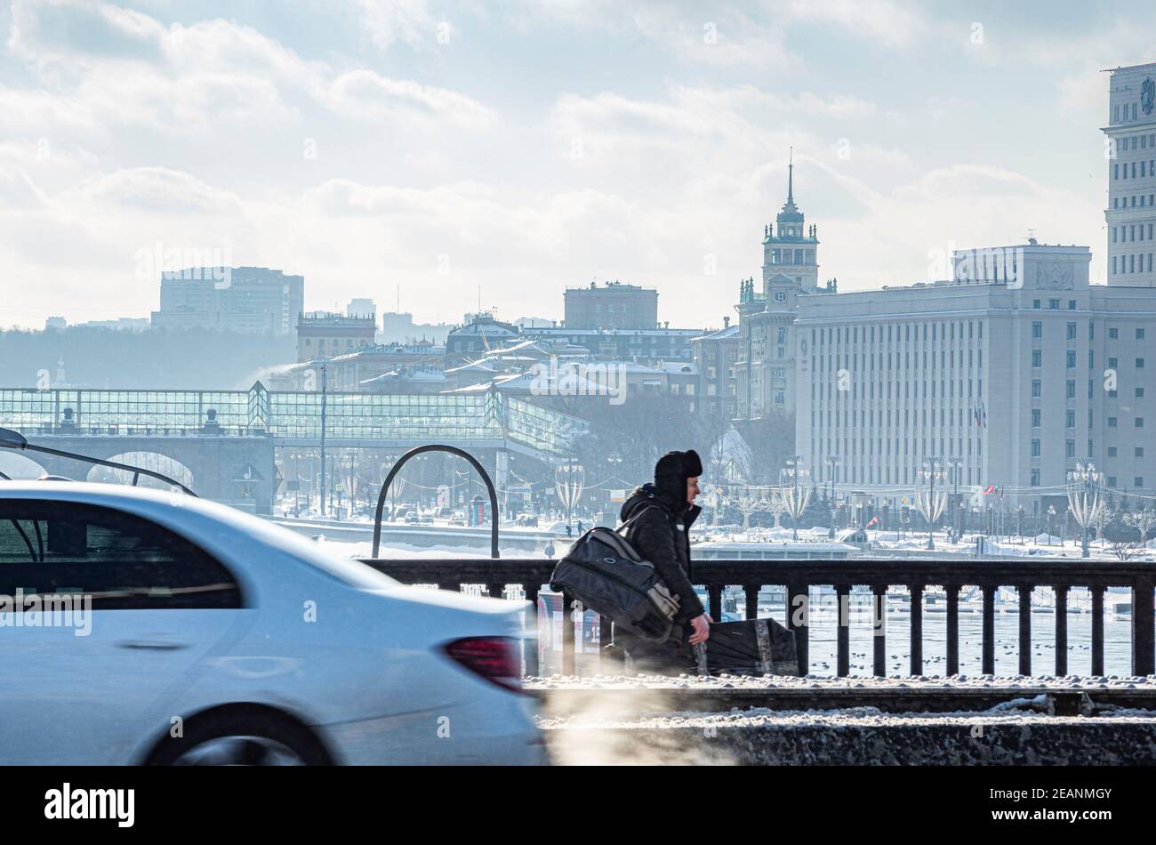 Russia, Moscow. People walk in a street Stock Photo - Alamy