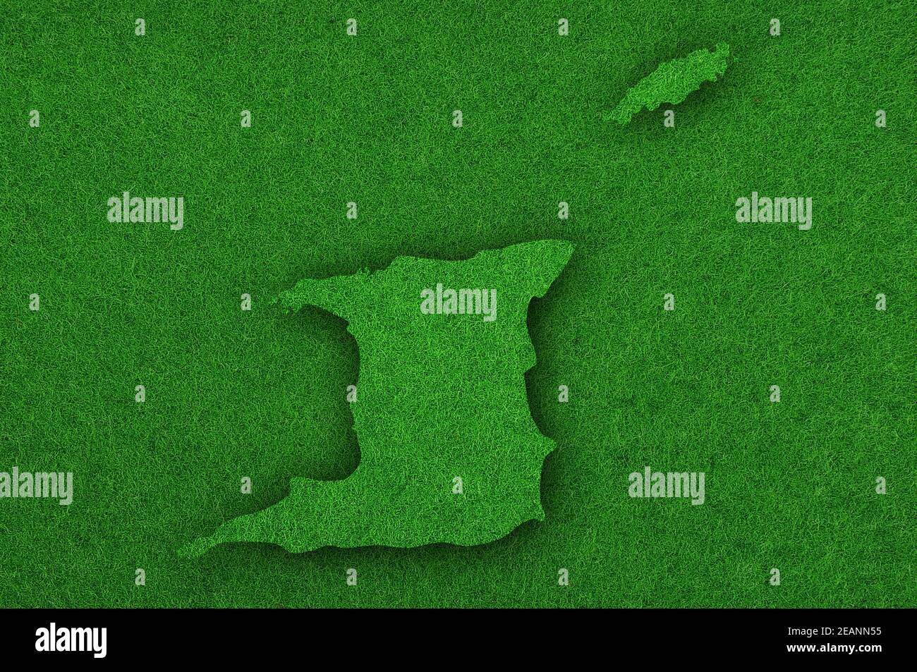 Trinidad and tobago map hi-res stock photography and images - Alamy