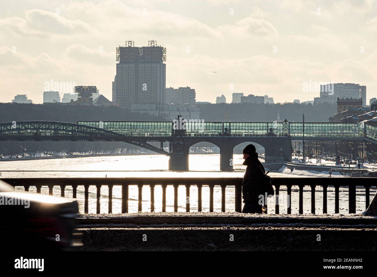Russia, Moscow. People walk in a street Stock Photo - Alamy